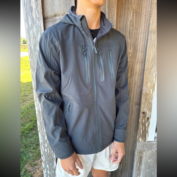 BURLEBO | Jackets & Coats | Burlebo Gun Metal Grey Challenger Jacket ...